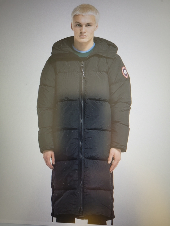 Canada Goose | Jackets & Coats | Long Black Hooded Puffer Coat Canada ...
